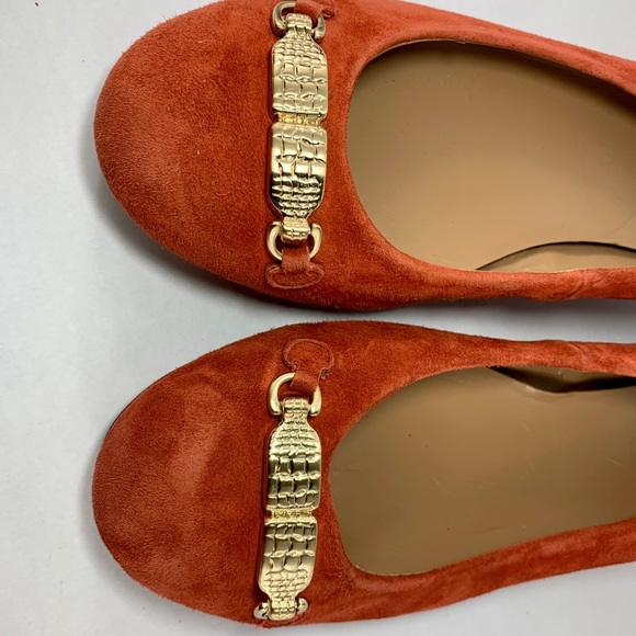 Talbots | Shoes | Womens Talbots Comfortable Suede Leather Burnt Orange ...